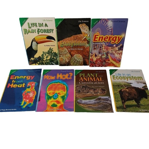 Accents | Science Books Kids Lot Of 7 Learn About Ecosystems Energy ...